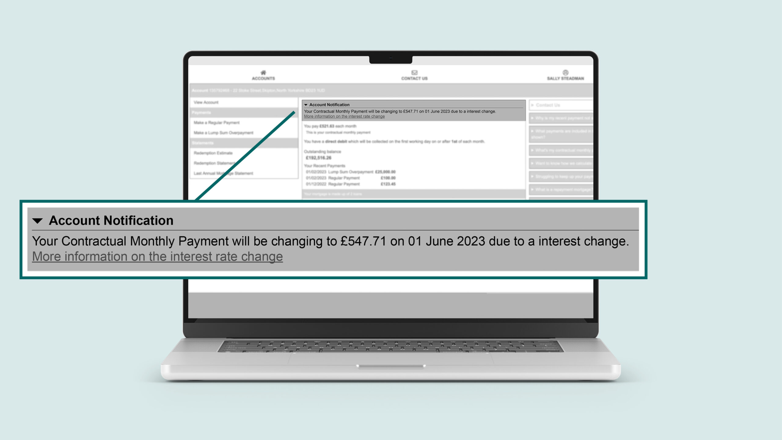 Finding your account information - Bloom Homeloans